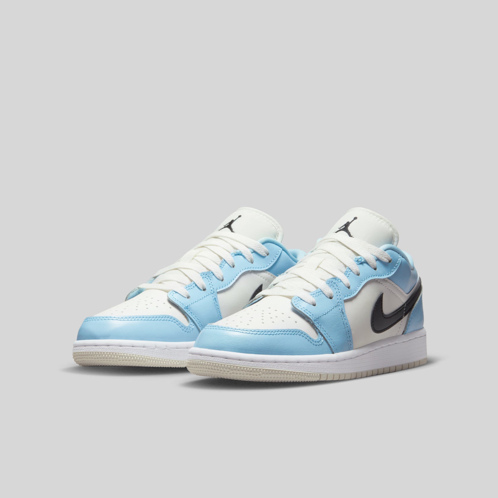 Air Jordan 1 Low Ice Blue Black (GS) – OK Sneakers
